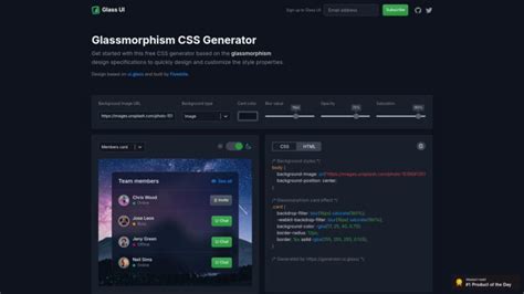 Glassmorphism Css Generator Glassmorphism Css Generator