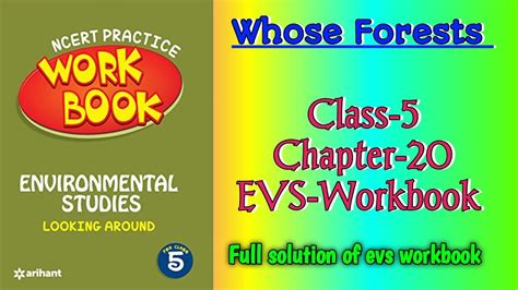 Whose Forests Class 5 Chapter‐20 Evs‐workbook Fully Solved Exercise Ncertthemind Youtube