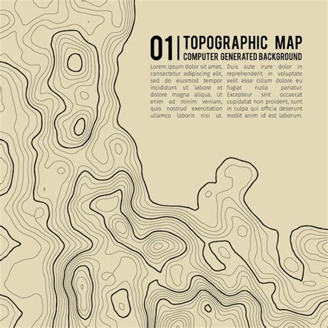 지형도 배경 스타일 무료 벡터