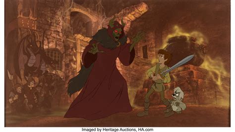 The Black Cauldron Horned King Taran And Gurgi Vip T Publicity