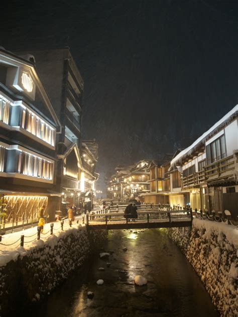 銀山温泉の夜 By Gigauchi （id：11037254） 写真共有サイトphotohito