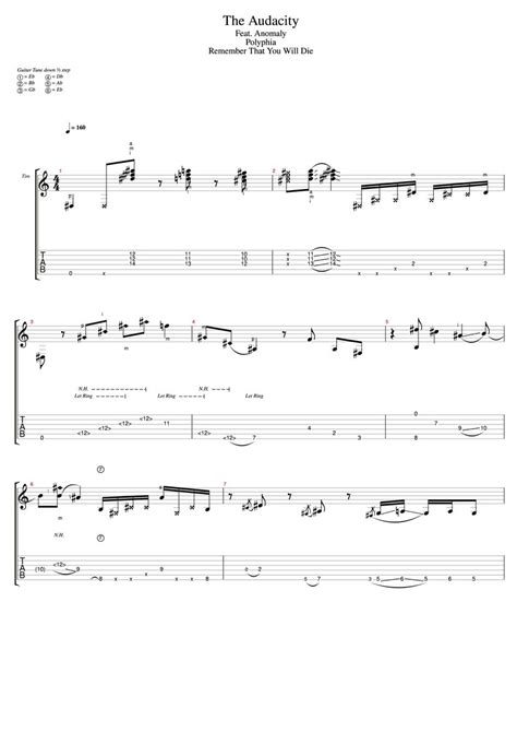 Audacity Polyphia 6 String Cover Fingerstyle Pewpewlesay