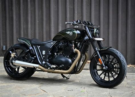 Modified Re Interceptor 650 Into A Bobber