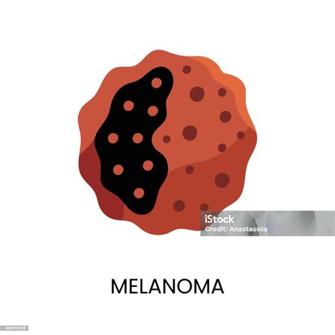 Cancer De La Peau Mélanome Icône De La Ligne Cancer Vecteur Maladie Maligne Vecteurs Libres De