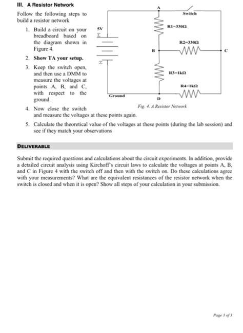 Solved Lab 4 Basic Circuits Objective Learn About Building