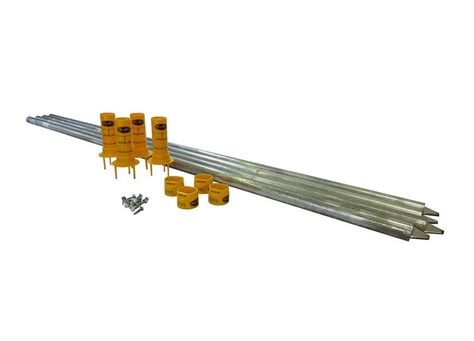 Large Pipe Anchoring System WamBam Fence