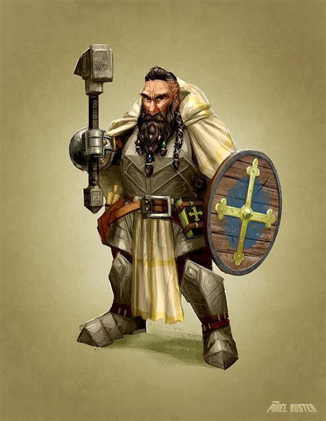 Thralgar Steelfist My Recently Drawn War Cleric R Dnd