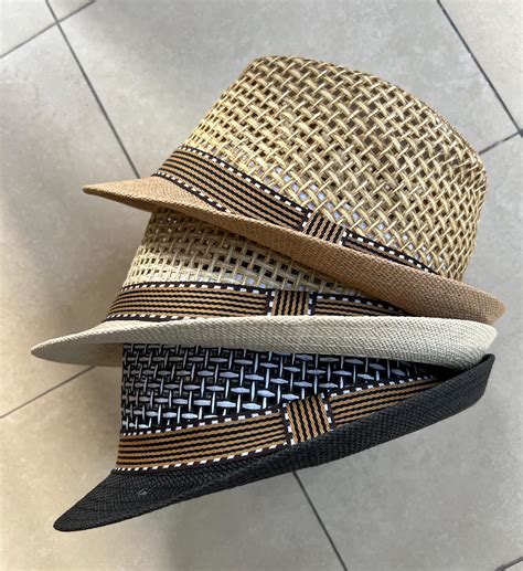 Handmade Straw Fodera Hat For Man Men Fodera Cap Sun Hat For Going
