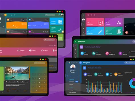 Dark Admin Dashboard By Wewewedot On Dribbble