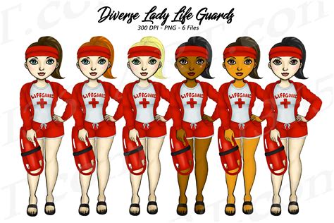 Cartoon Lifeguard Clipart