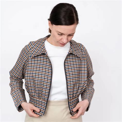 The Assembly Line • Cropped Jacket Sewing Pattern Xl 3xl The
