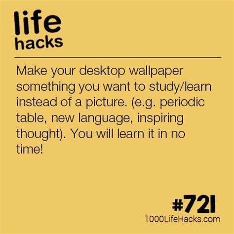 Learn With Your Desktop Wallpaper Life Hacks 1000 Life Hacks Start