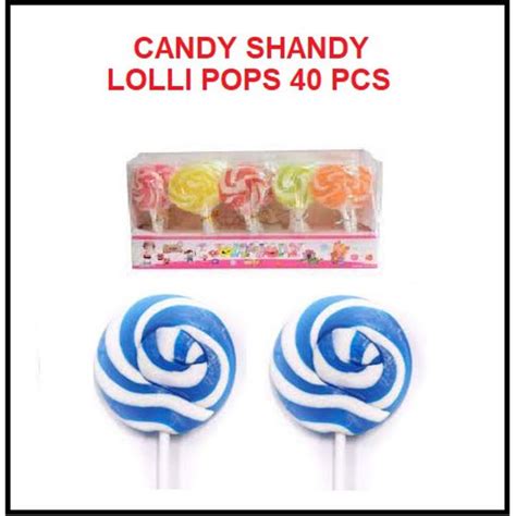 Candy Shandy Lolli Pops 40 Pcs In Box Darazpk