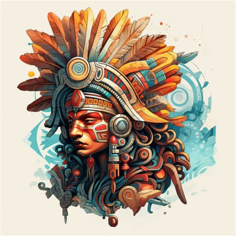 Aztec Art Drawings