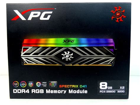 A DATA XPG SPECTRIX D RGB DDR CL X GB Review Packaging Contents TechPowerUp