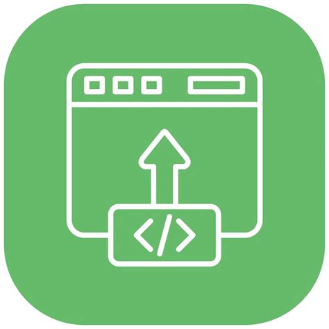 Premium Vector Code Deployment Vector Illustration Style