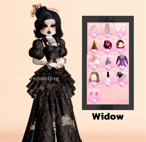 Widow Dti Outfit