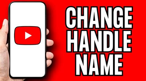 How To Change YouTube Handle Name In Mobile Before Days YouTube