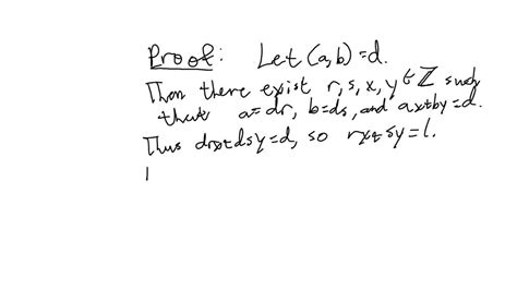 solved if a b d prove that a d b d 1 [hint a d r and