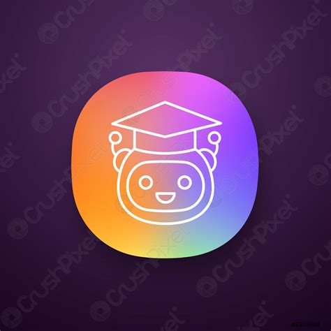 machine learning app icon stock vector 3913984 crushpixel