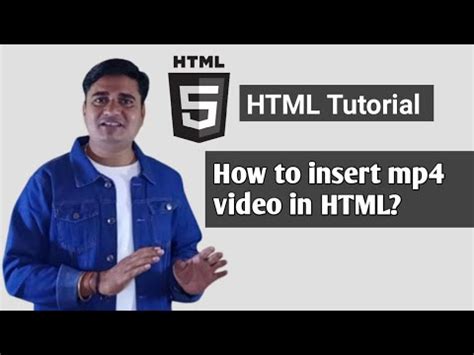 How To Insert Mp Video In Html HTML Video Tag HTML Video YouTube