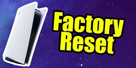 How To Factory Reset A PS5