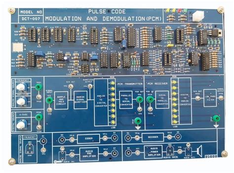 Analog Pcm Modulation Demodulation Trainer Kit Model Name Number Dct