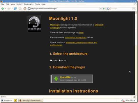 moonlight 1 0 release open source silverlight 1 0 implementation on