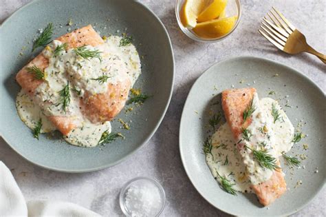 Salmon With Creamy Dill Sauce Fine Foods Blog