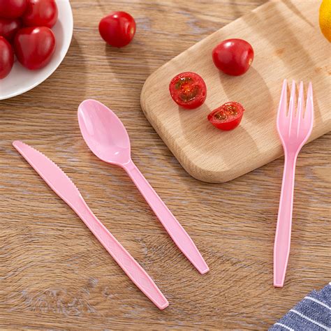 Party Biodegradable Plastic Knife And Fork Spoon Kitchenware Multi