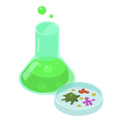Premium Vector Microbiological Analysis Icon Isometric Illustration