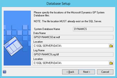 Hands On With Microsoft Dynamics Gp 2016 R2 Deploy System Database