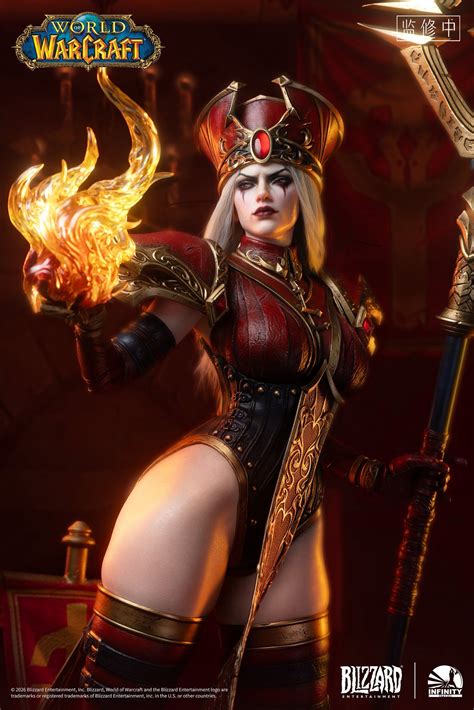 If World Of Warcraft Sally Whitemane 13scale Silicon Statue