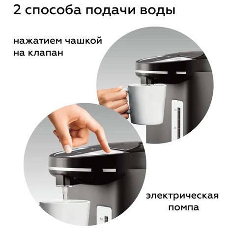 Электрический термопот BQ TP521, чайник-термопот 5л / 900 Вт, 2 СПОСОБА ...