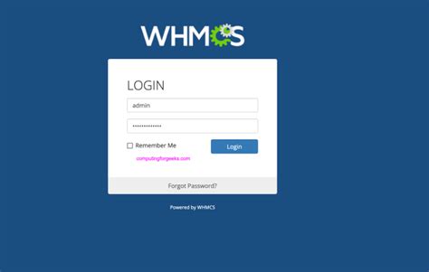 How To Install Whmcs On Ubuntu Computingforgeeks