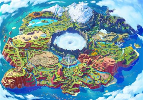 Pokemon Generation 9 The Paldea Region Map By 22tjones On Deviantart