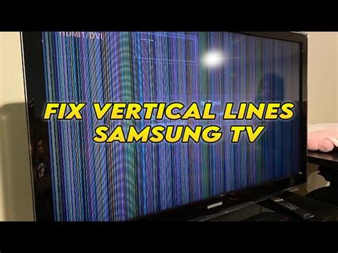 Why Are There Black Lines On My Tv Screen