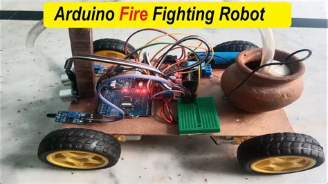 Build A Fire Fighting Robot Using Arduino Arduino Fire Fighting
