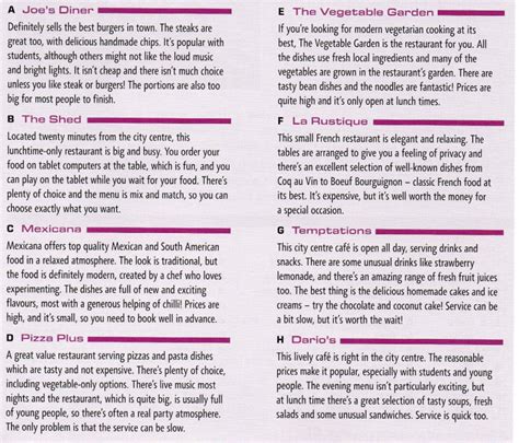 Reading Урок на 1 завдання Англійська мова