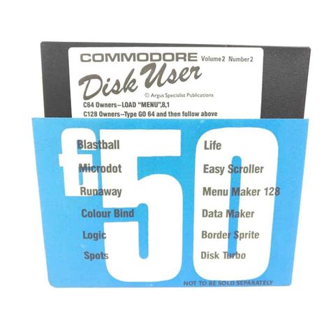 Commodore Disk User Volume 2 Number 2 Commodore 64 Disk