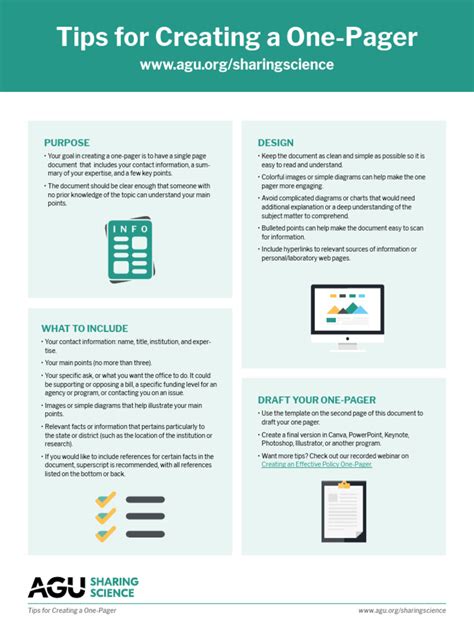One Pager Template Pdf Human Communication Cognitive Science