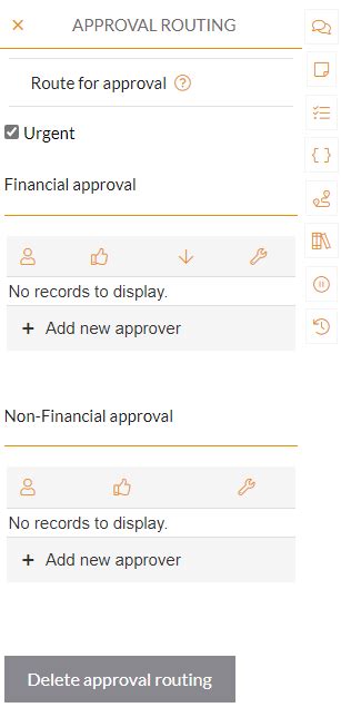 Topic Managing An Approval Routing