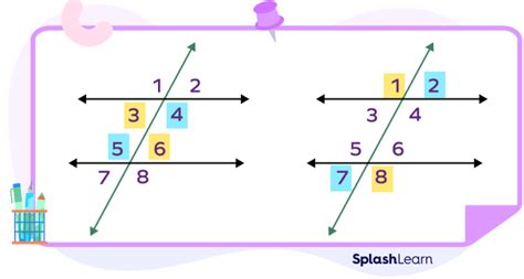 Alternate Interior Angles Definition Geometry Cabinets Matttroy