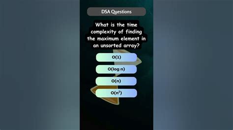 Dsa Interview Questions Arrays 5 Time Complexity Of Finding Maximum In Array Youtube