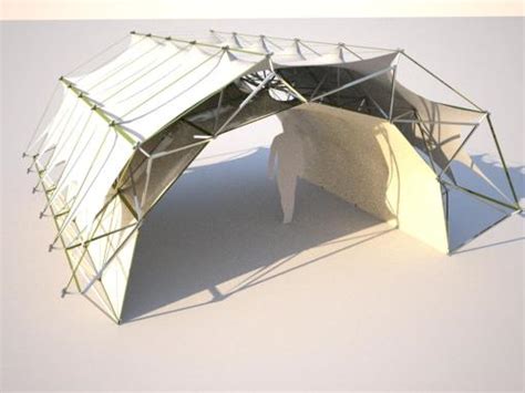 Networked Bennett Linkages In Grasshopper Space Symmetry Structure