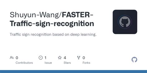 Github Shuyun Wang Faster Traffic Sign Recognition Traffic Sign Recognition Based On Deep