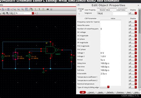 二输入与非门cadence实现 Csdn博客