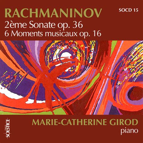 Fy Solstice Label Classique Rachmaninov Sonate No 2 En Si Bémol