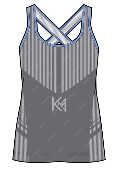 Premium Vector Ribbed Vest Knitwear Vector Design