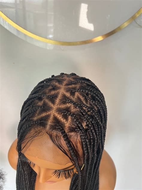 Masha Unit Natural Braids Long Braids Lace Wigs